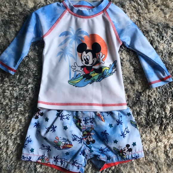 Disney | Swim | Nwt Mickey Mouse Swim Set | Poshmark